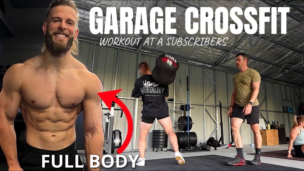 FULL BODY GARAGE CROSSFIT WORKOUT In AUSTRALIA (the Final Vlog)