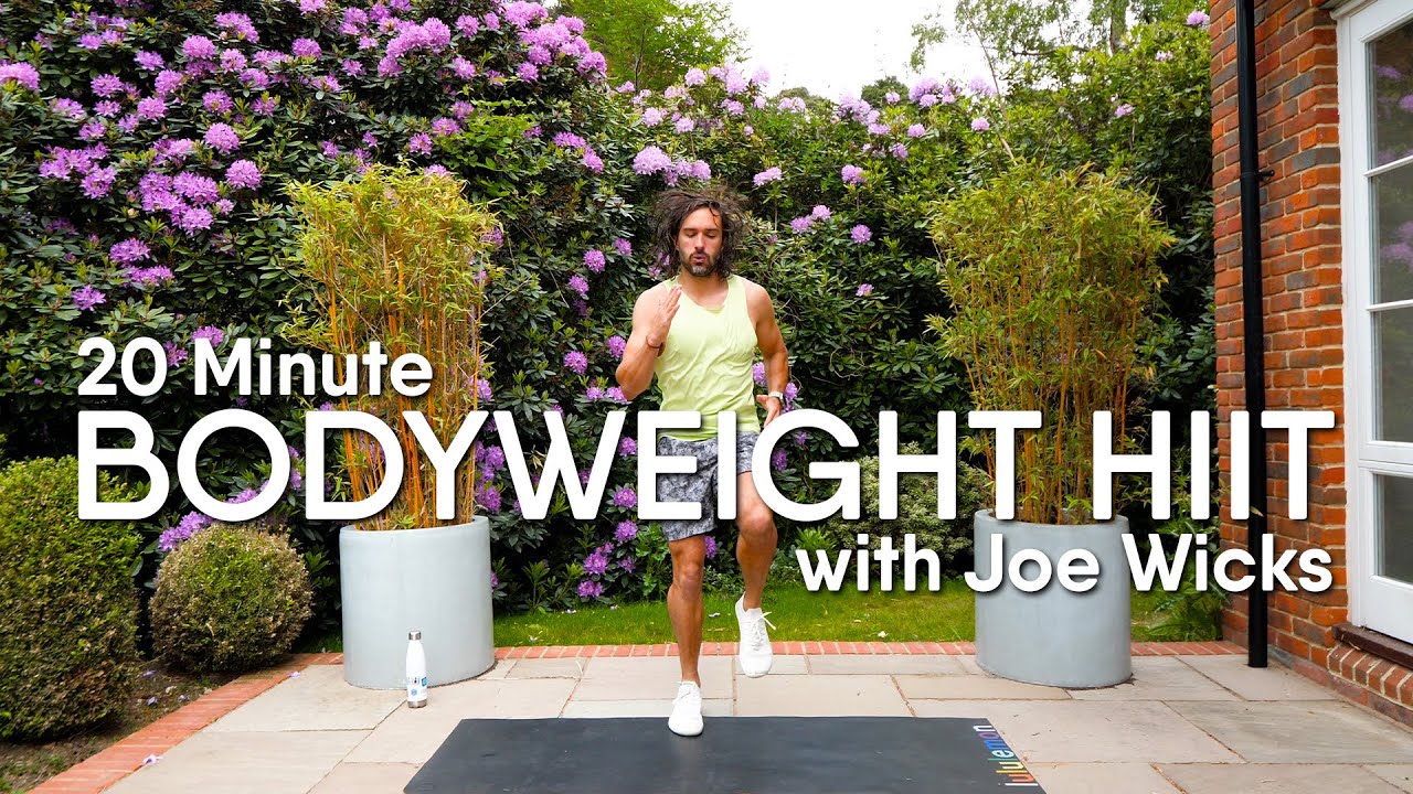 NO EQUIPMENT HIIT Workout!! 20 Moves In 20 Minutes | Joe Wicks Workouts