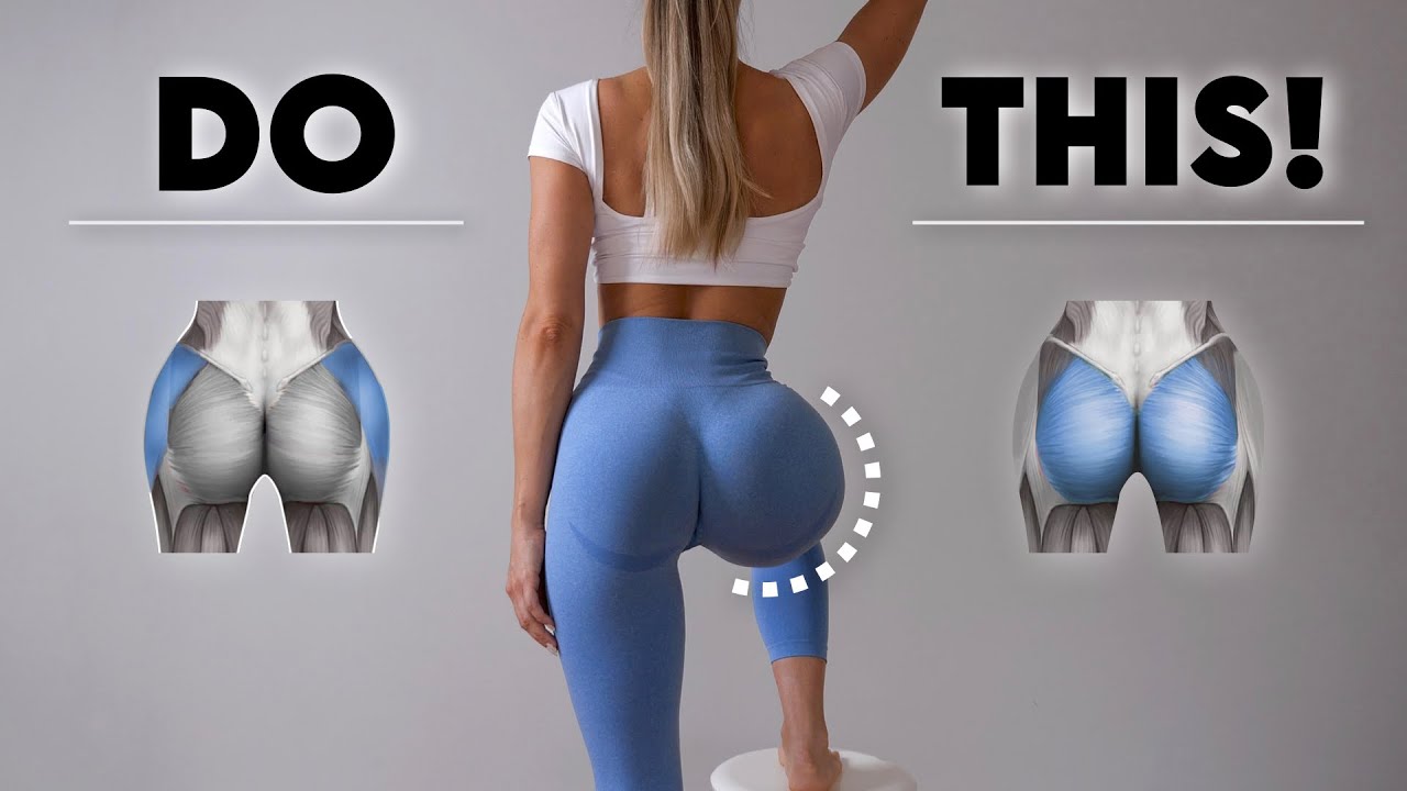 THE PERFECT WORKOUT To Grow BOOTY, NOT THIGHS! Floor Only, No Squats, No Equipment, At Home